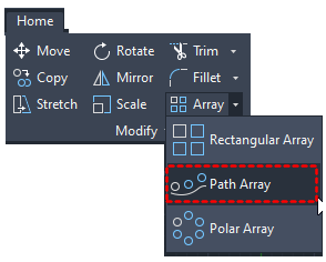 Passatempo 19 … Path array – Dicas CAD Rosa Katori