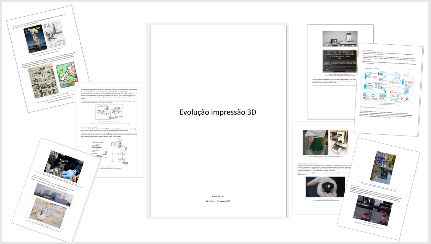 Evolução impressão 3D – Dicas CAD Rosa Katori